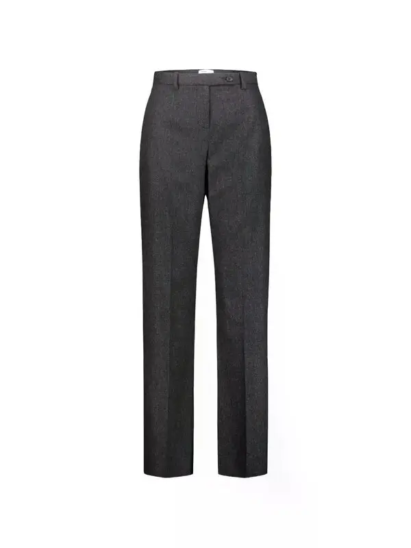 Khaite Hunter Pressed-crease Trousers - Grey