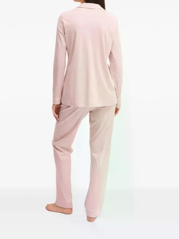 CALIDA Night Lovers Piping-detail Button-front Pyjamas