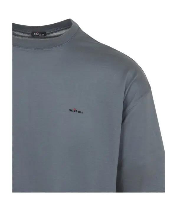 Kiton Logo Crew-neck T-shirt