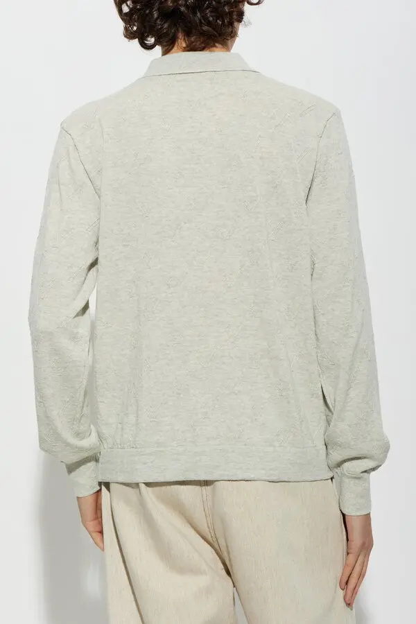 Jacquemus Long-sleeve Knitted Polo Shirt