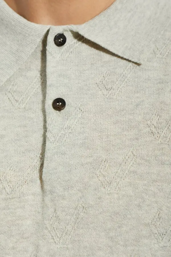 Jacquemus Long-sleeve Knitted Polo Shirt