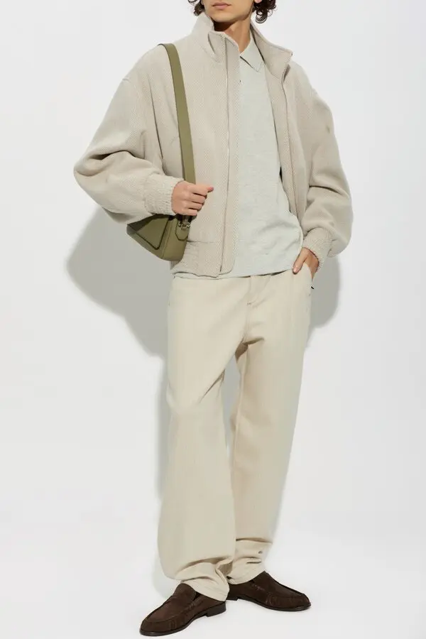 Jacquemus Long-sleeve Knitted Polo Shirt