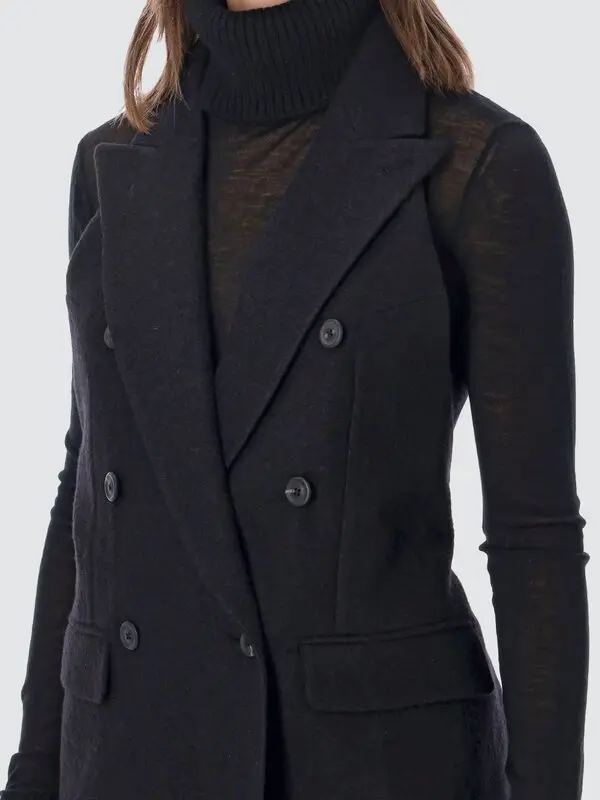 Our Legacy Double-breasted Virgin Wool Blazer With Belt