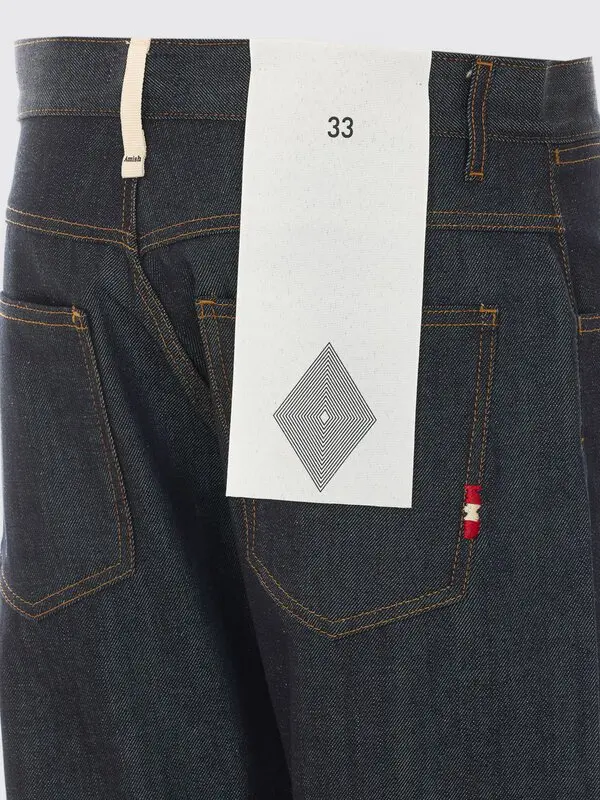 AMISH SUPPLIES James Straight Fit Five-pocket Jeans In Cotton Denim