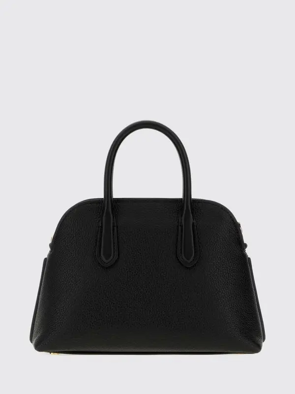 Michael Kors Freddie Dome Grained Leather Handbag With Double Handle