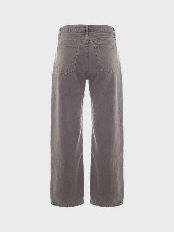 AGOLDE Arc Criss Cross Mid-rise Baggy Jeans In Cotton Denim