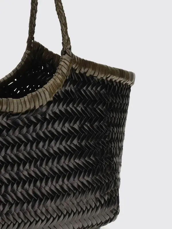 Dragon Diffusion Nantucket Woven Calfskin Leather Shoulder Bag