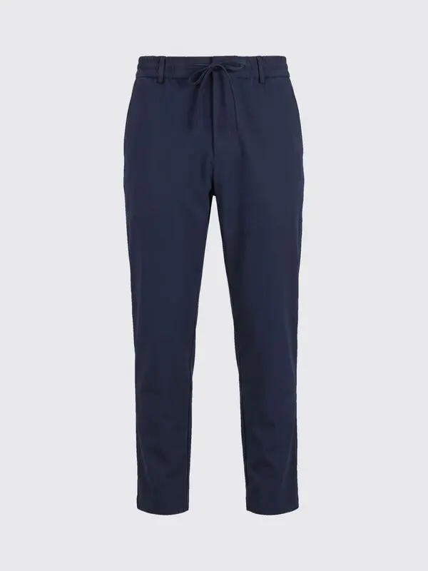 BOSS Slim Fit Technical Gabardine Trousers With Drawstring Waist