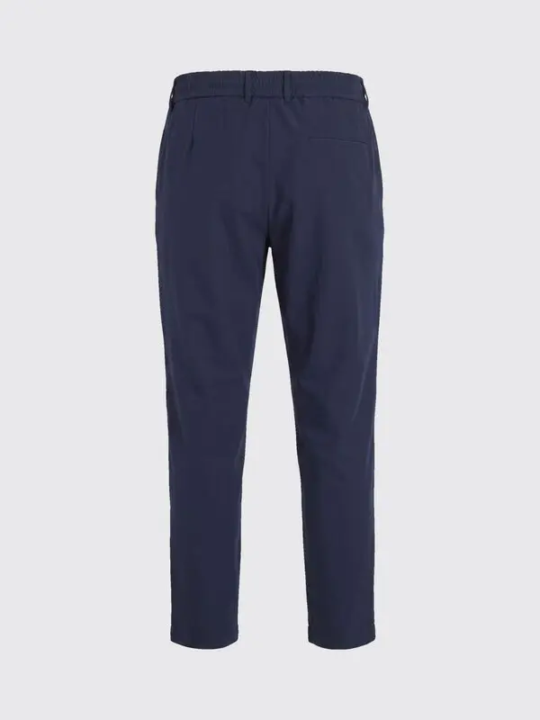 BOSS Slim Fit Technical Gabardine Trousers With Drawstring Waist