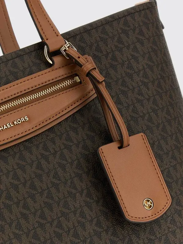 Michael Kors Jet Set Travel Monogram Canvas Shoulder Bag