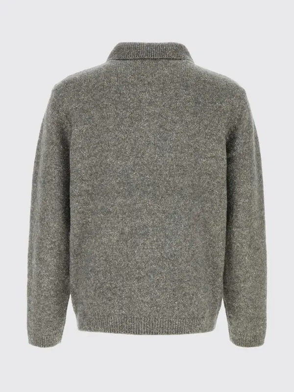 Closed Long-sleeved Knit Polo In A Recycled Cotton Blend