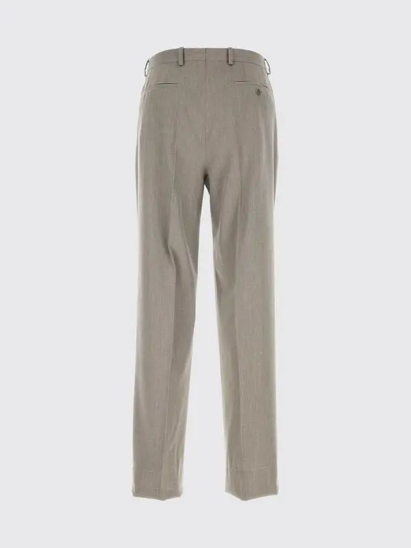 Brioni Slim Fit Pleated Tailored Trousers In Pure Wool