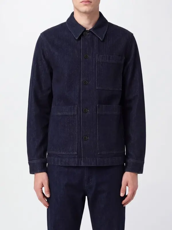 Closed Denim Jacket In Recycled Cotton With Classic Collar