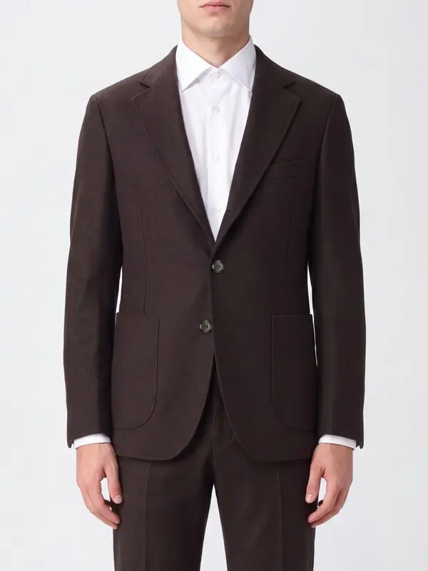 Brioni Single-breasted Blazer In Pure Cashmere With Peak Lapels