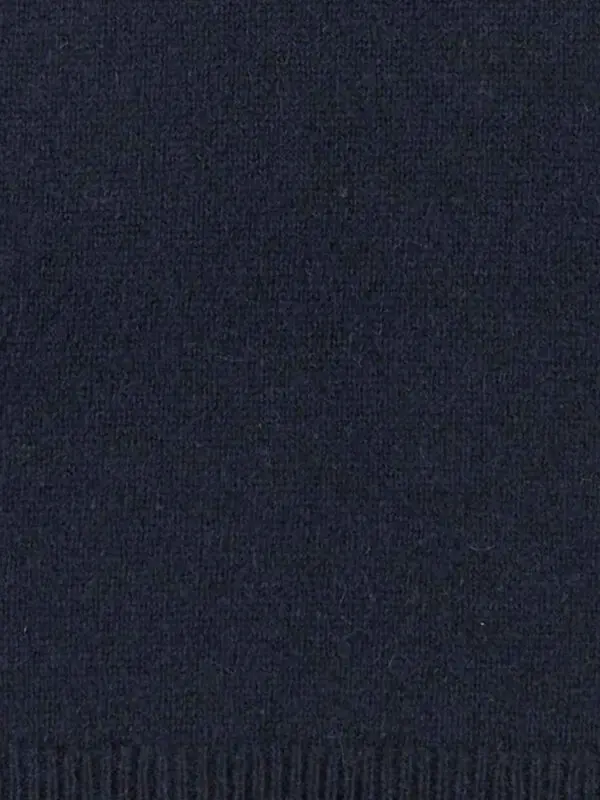 Brioni Crewneck Jumper In Pure Cashmere With Long Sleeves And Ribbed Trims