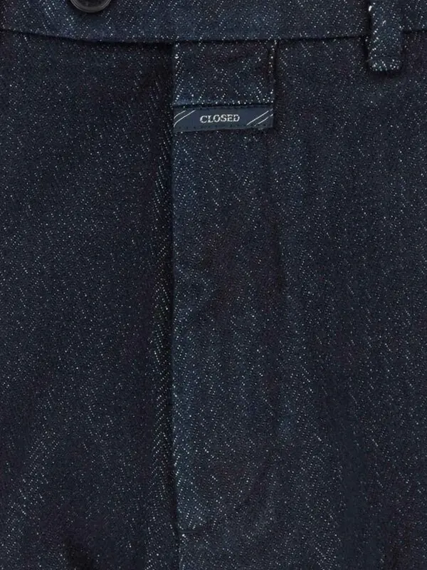 Closed Wide Leg Jeans In Recycled Cotton Denim With Belt Loops