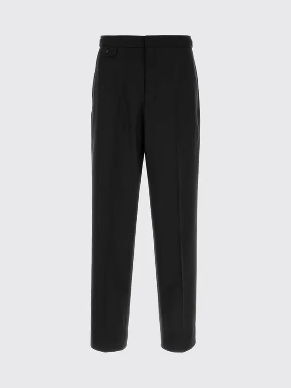 Brioni Slim Fit Pleated Tailored Trousers In Pure Wool