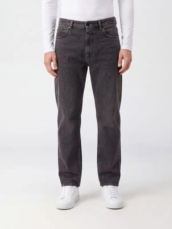 Closed Springdale Straight Fit Jeans In Organic Cotton Denim - Grey