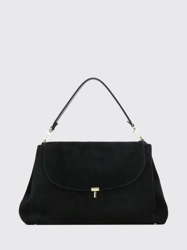 TOTEME T-lock Leather Shoulder Bag With Detachable Handle