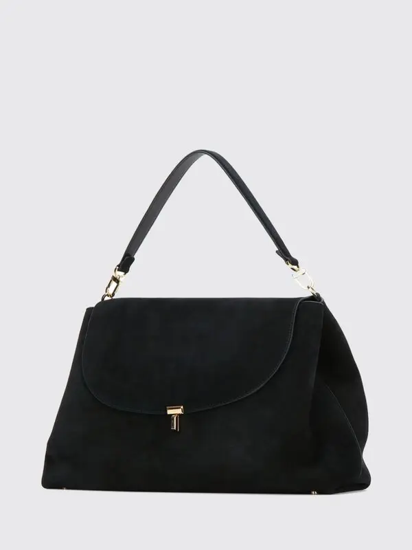TOTEME T-lock Leather Shoulder Bag With Detachable Handle
