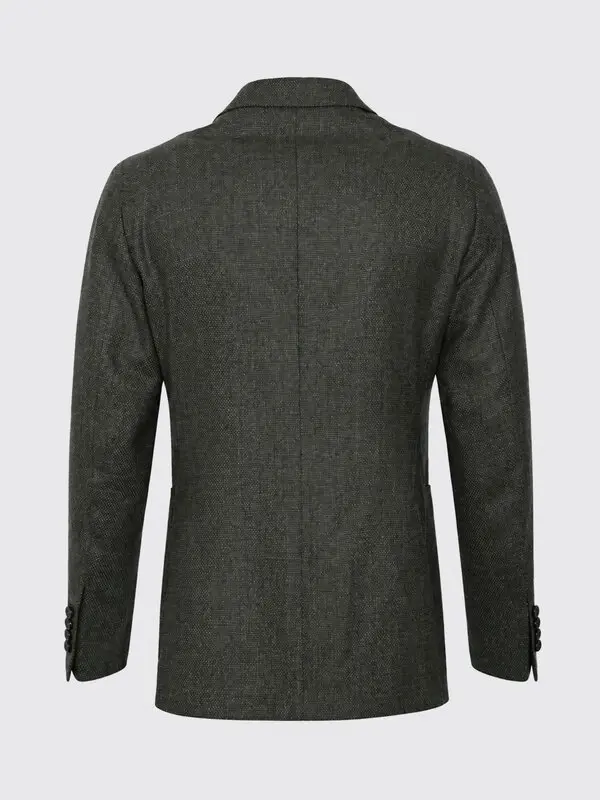 Tagliatore Single-breasted Pure Virgin Wool Blazer With Peak Lapels