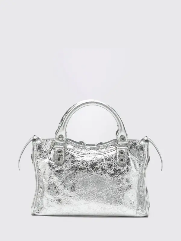 Balenciaga Mini Le City Studded Arena Lambskin Handbag