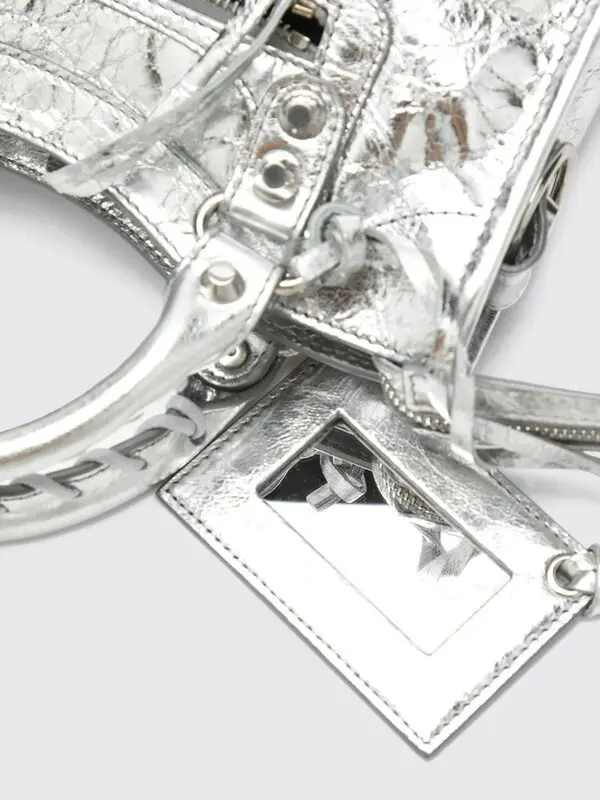 Balenciaga Mini Le City Studded Arena Lambskin Handbag