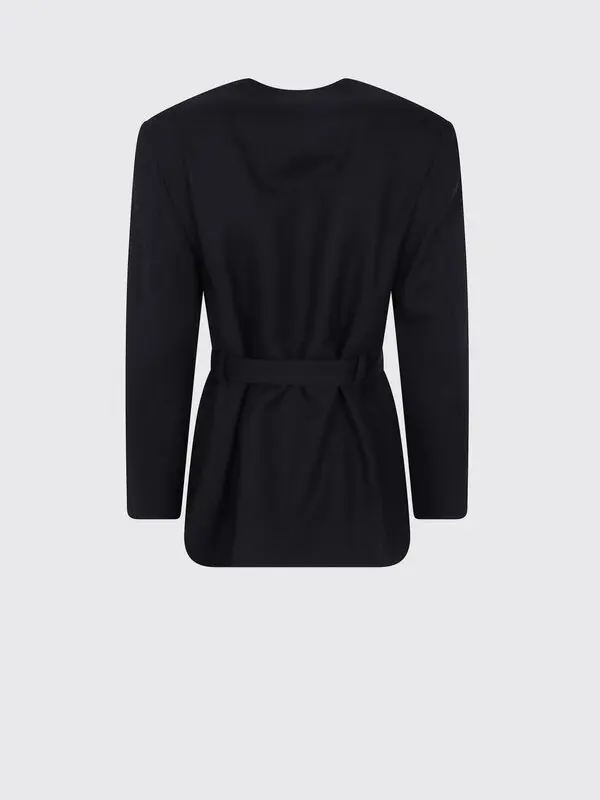 BY MALENE BIRGER Pure Virgin Wool Robe Blazer With Waist Belt