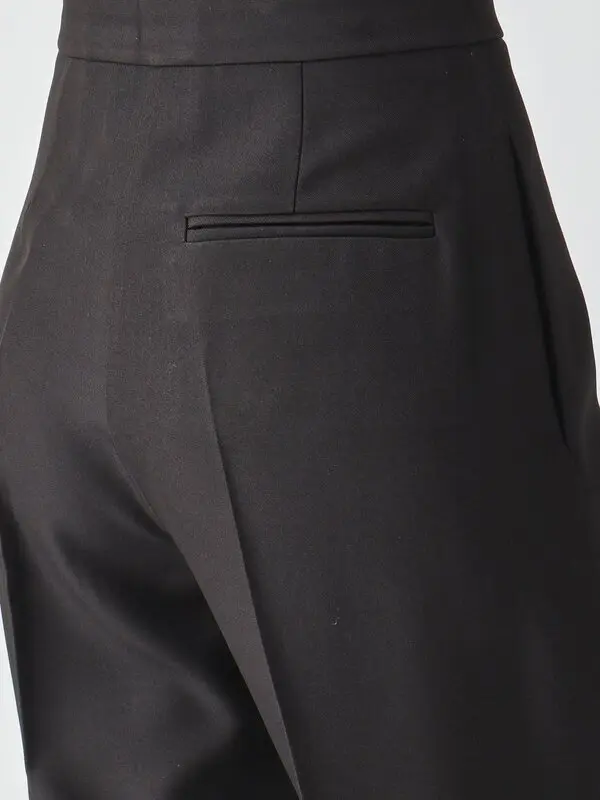 MEIMEIJ High-waisted Wide-leg Palazzo Trousers In Crêpe