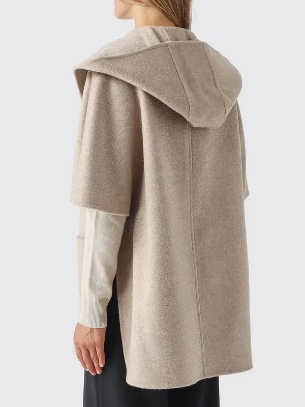 Max Mara Single-breasted 100% Cashmere Coat With Shawl Collar