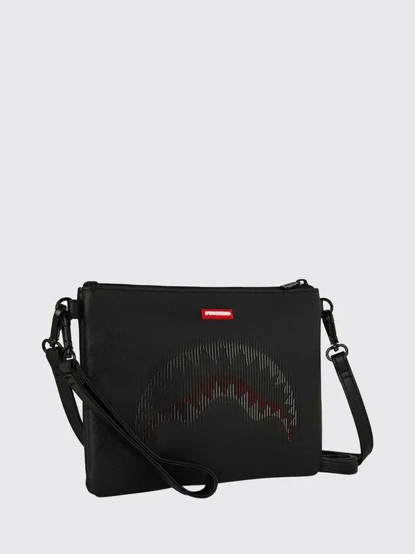 SPRAYGROUND Disappearing Shark Pvc Wristlet Clutch With Logo