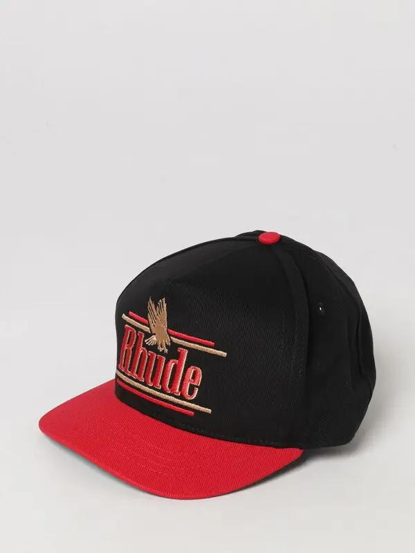Rhude Cotton Baseball Cap With Front Embroidered Logo