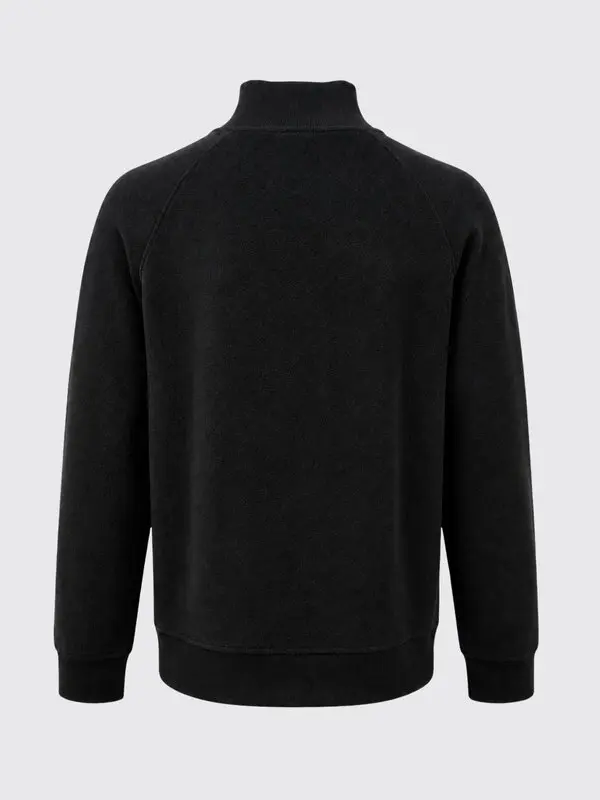 Polo Ralph Lauren Relaxed Fit Cotton-blend Zip Sweatshirt With Pony Logo - Black
