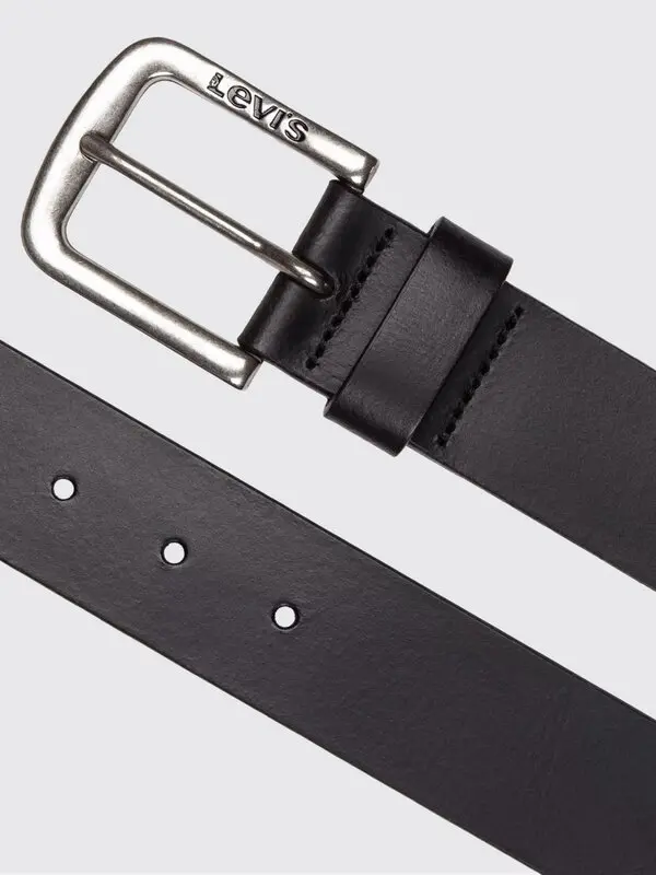 LEVI'S Leather Belt With Engraved Logo Pin Buckle