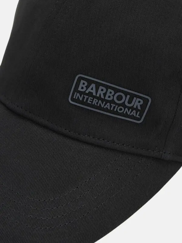 Barbour Polyester Baseball Cap With Tone-on-tone Logo
