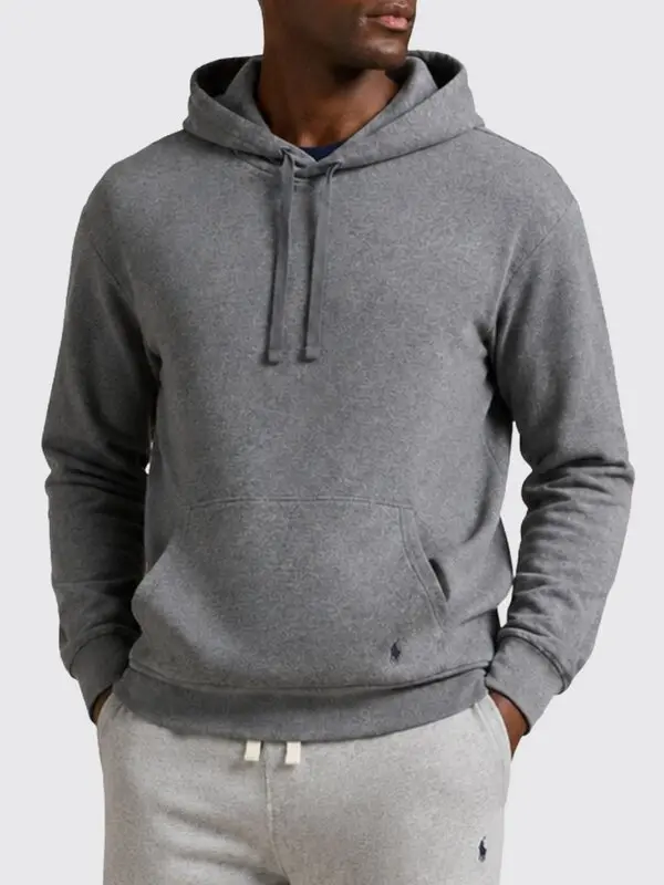 Polo Ralph Lauren Cotton Hoodie With Embroidered Pony Logo