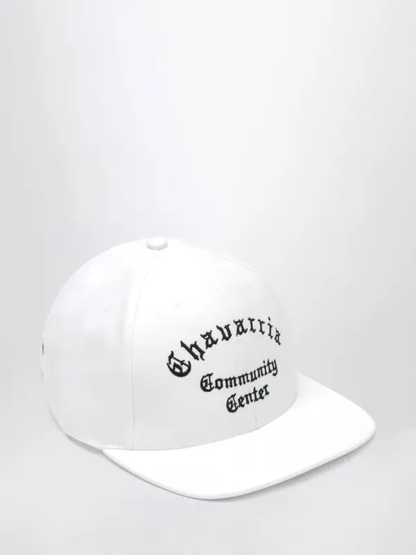 WILLY CHAVARRIA Baseball Cap With Embroidered Logo And Slogan Print - White
