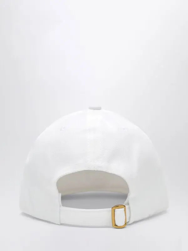 WILLY CHAVARRIA Baseball Cap With Embroidered Logo And Slogan Print - White