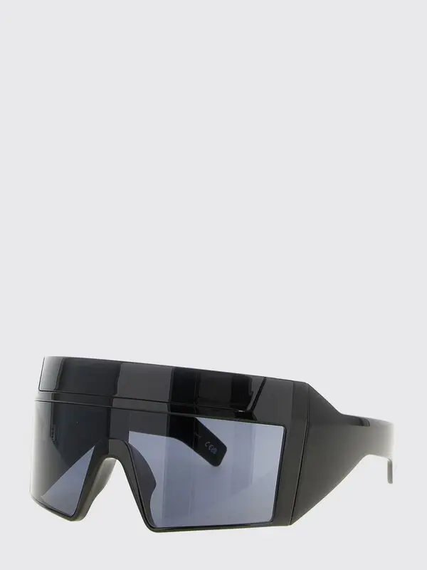 Rick Owens Rev Shiny Acetate Shield Sunglasses