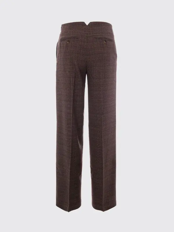 Liu Jo Slim Fit Prince Of Wales Check Trousers In Viscose Blend