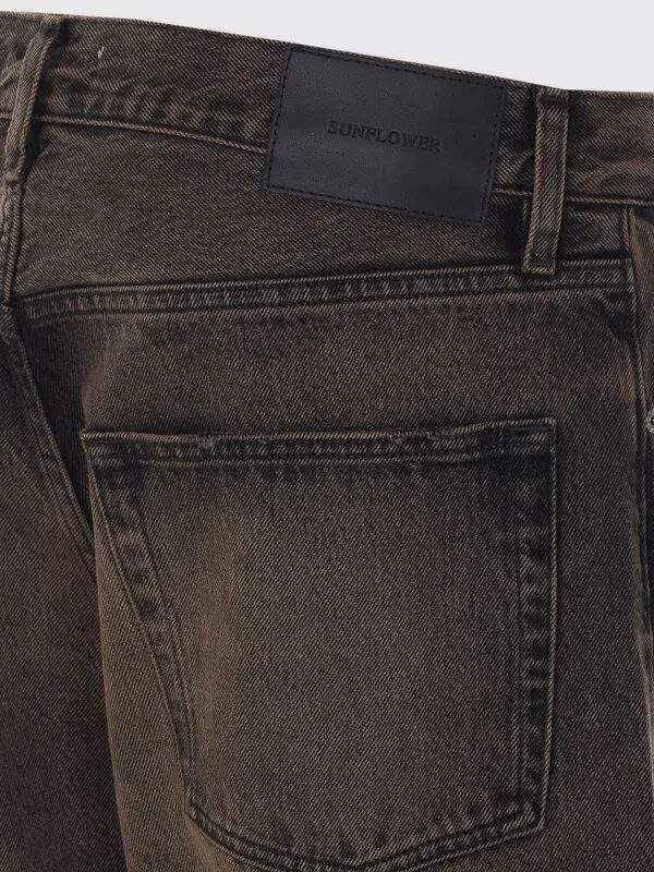 SUNFLOWER Mid-rise Wide-leg Vintage Denim Jeans