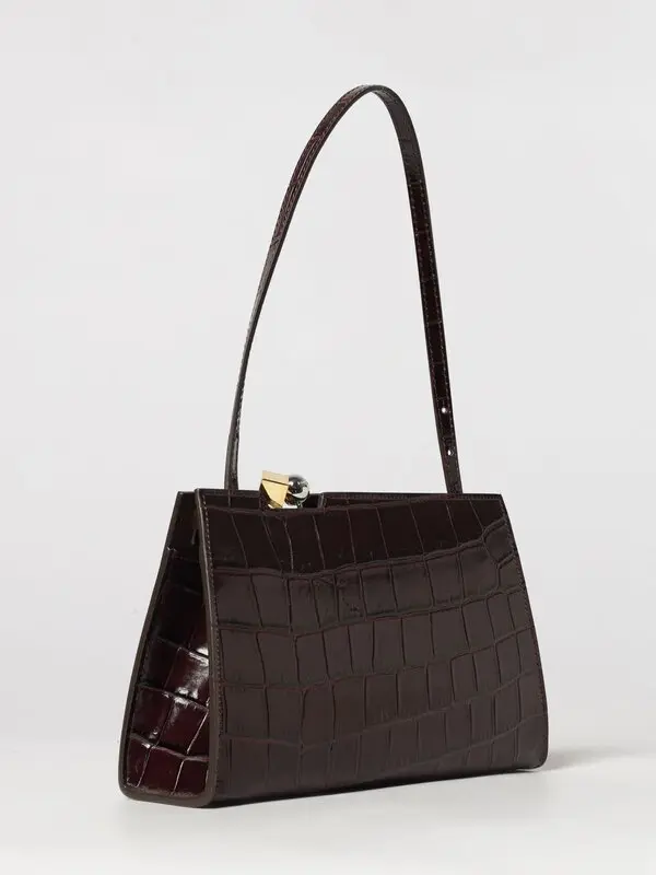 Jacquemus Le Salon Shoulder Bag In Croc-effect Calfskin Leather