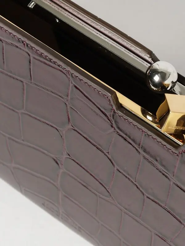 Jacquemus Le Salon Shoulder Bag In Croc-effect Calfskin Leather