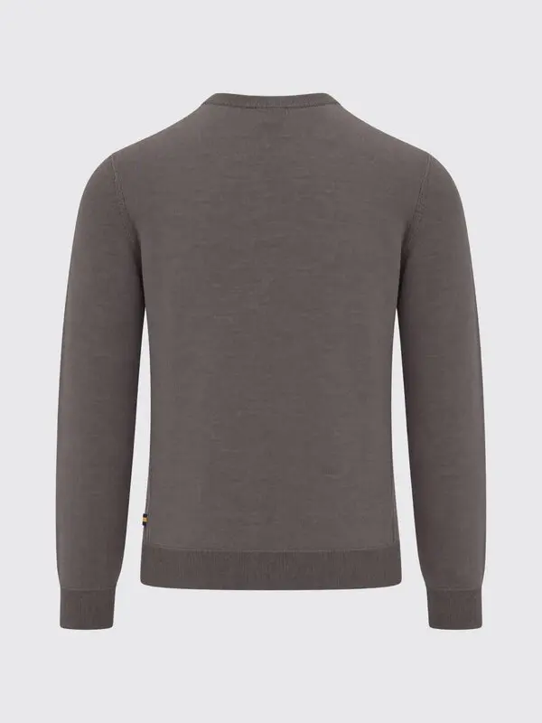 K-WAY Wool, Silk And Cashmere Blend Crewneck Jumper - Brown