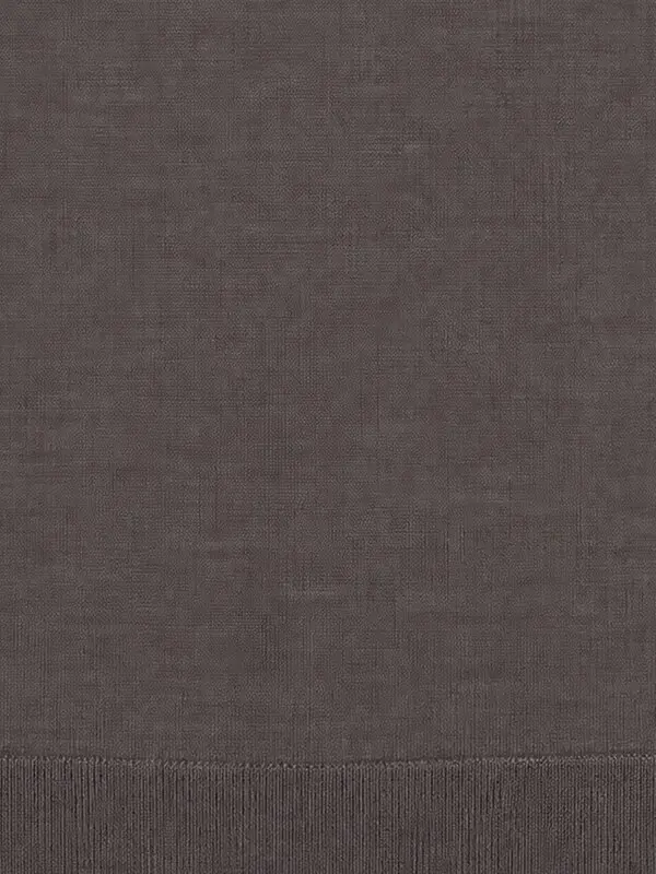 K-WAY Wool, Silk And Cashmere Blend Crewneck Jumper - Brown