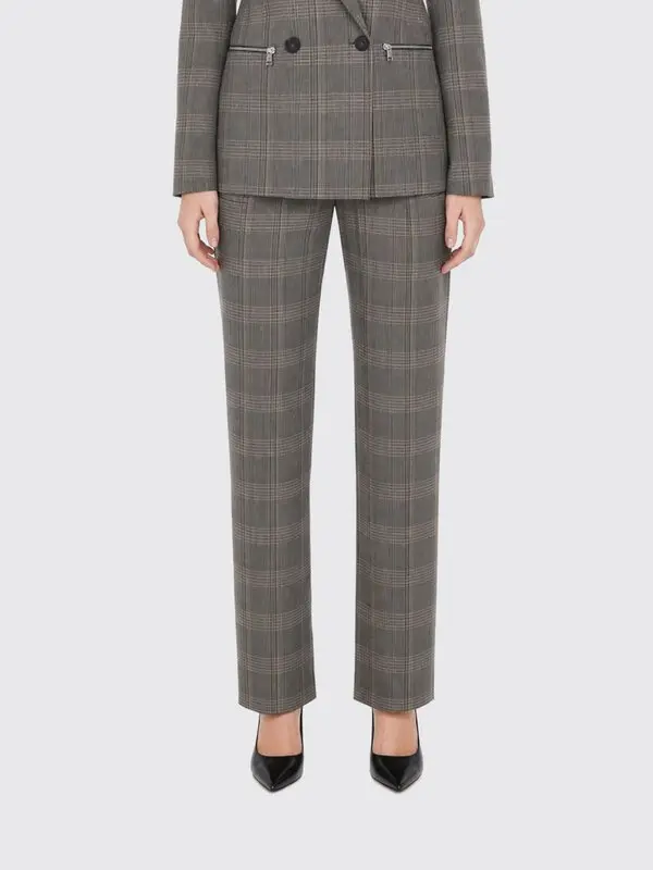 Patrizia Pepe Prince Of Wales Slim Fit Chino Trousers