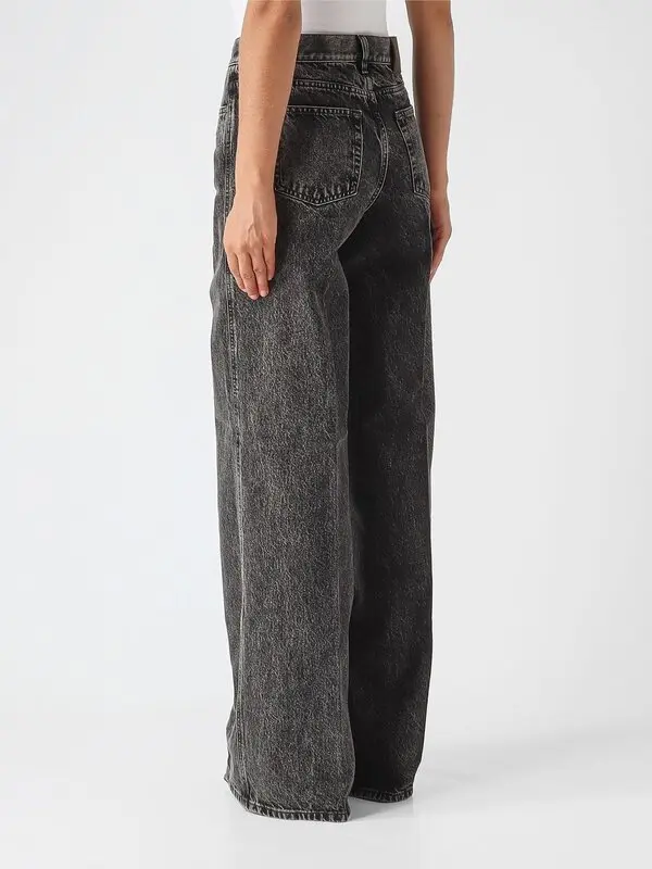 PT TORINO Mid-rise Wide-leg Cotton Denim Jeans