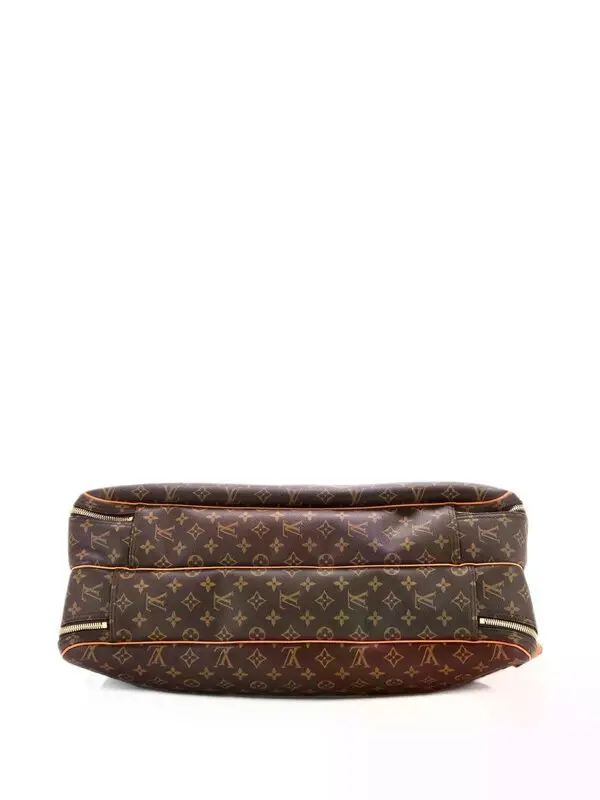 LOUIS VUITTON Alize Bag Monogram Canvas 2 Poches Travel Bag