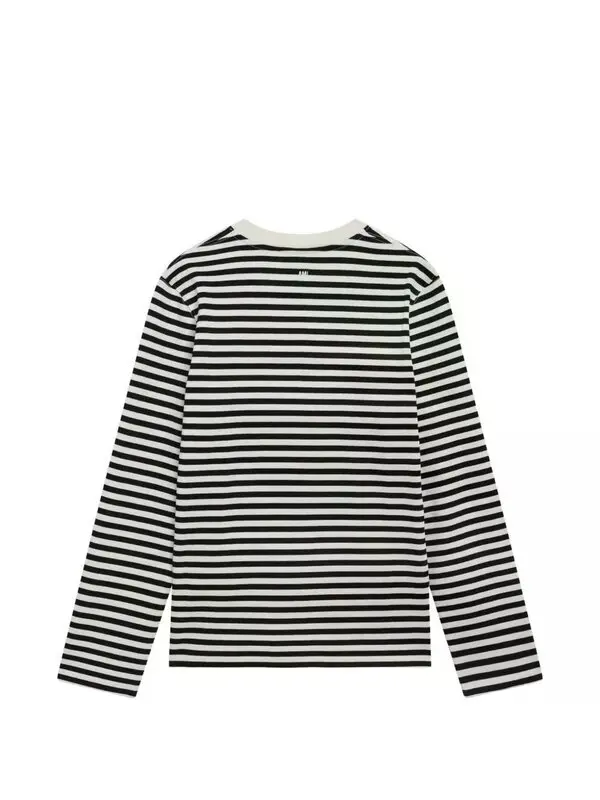AMI Paris De Coeur Striped Top