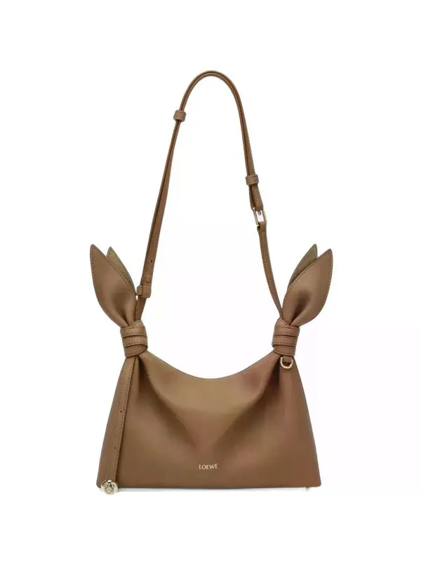 Loewe Mini Scarf Bag In Smooth Calfskin - Brown